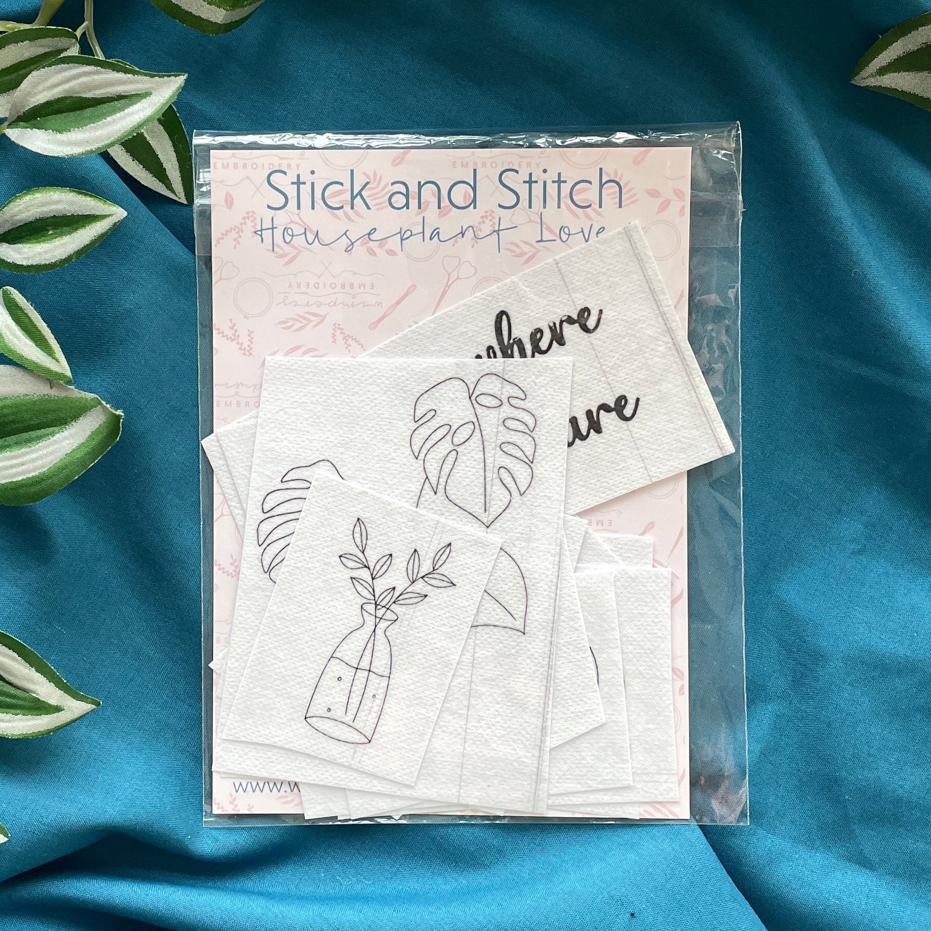 Embroidery Stick & Stitch Pack | Houseplant Lover – Wimperis Embroidery