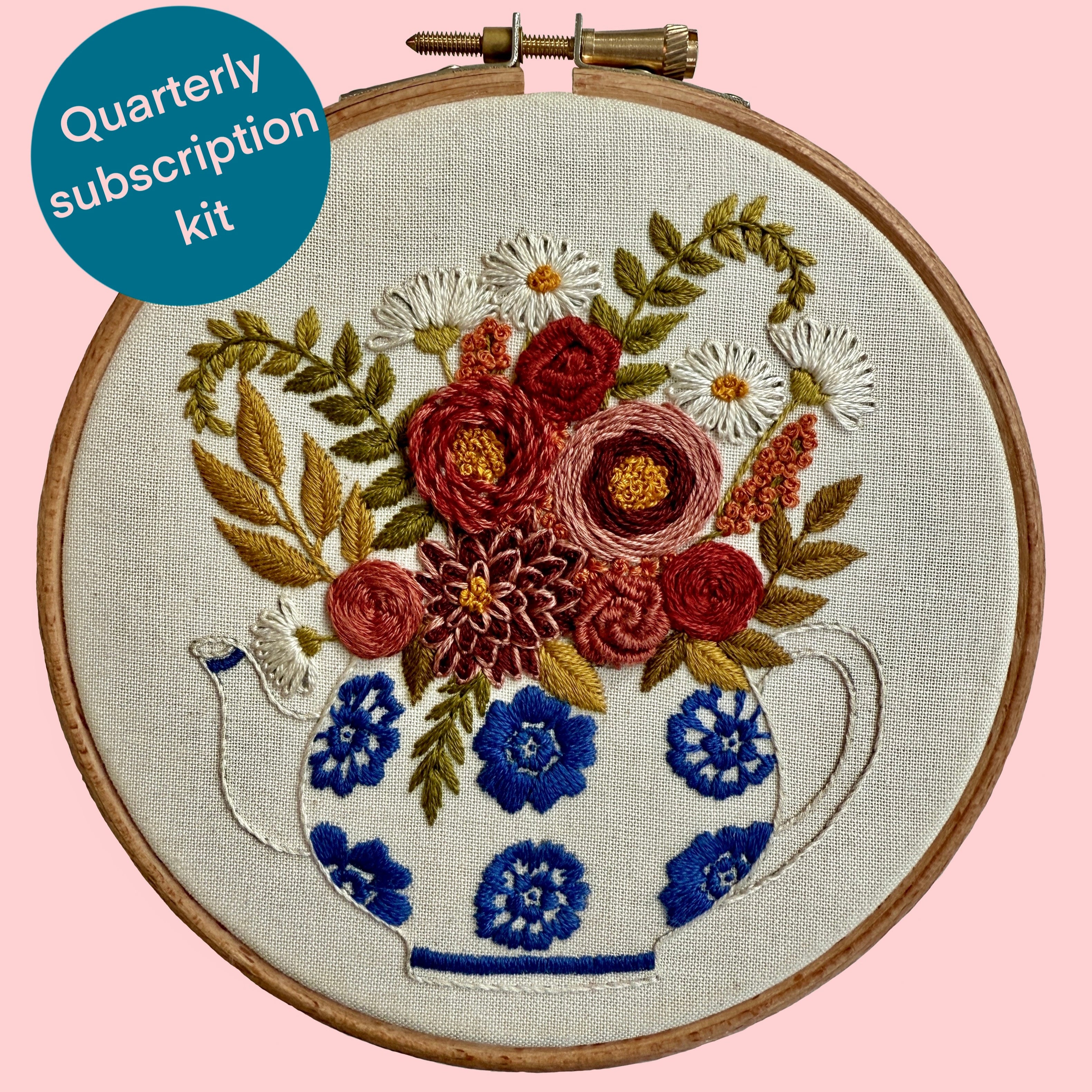 Autumn 2025 Embroidery Kit Subscription Box (QUARTERLY) – Wimperis ...