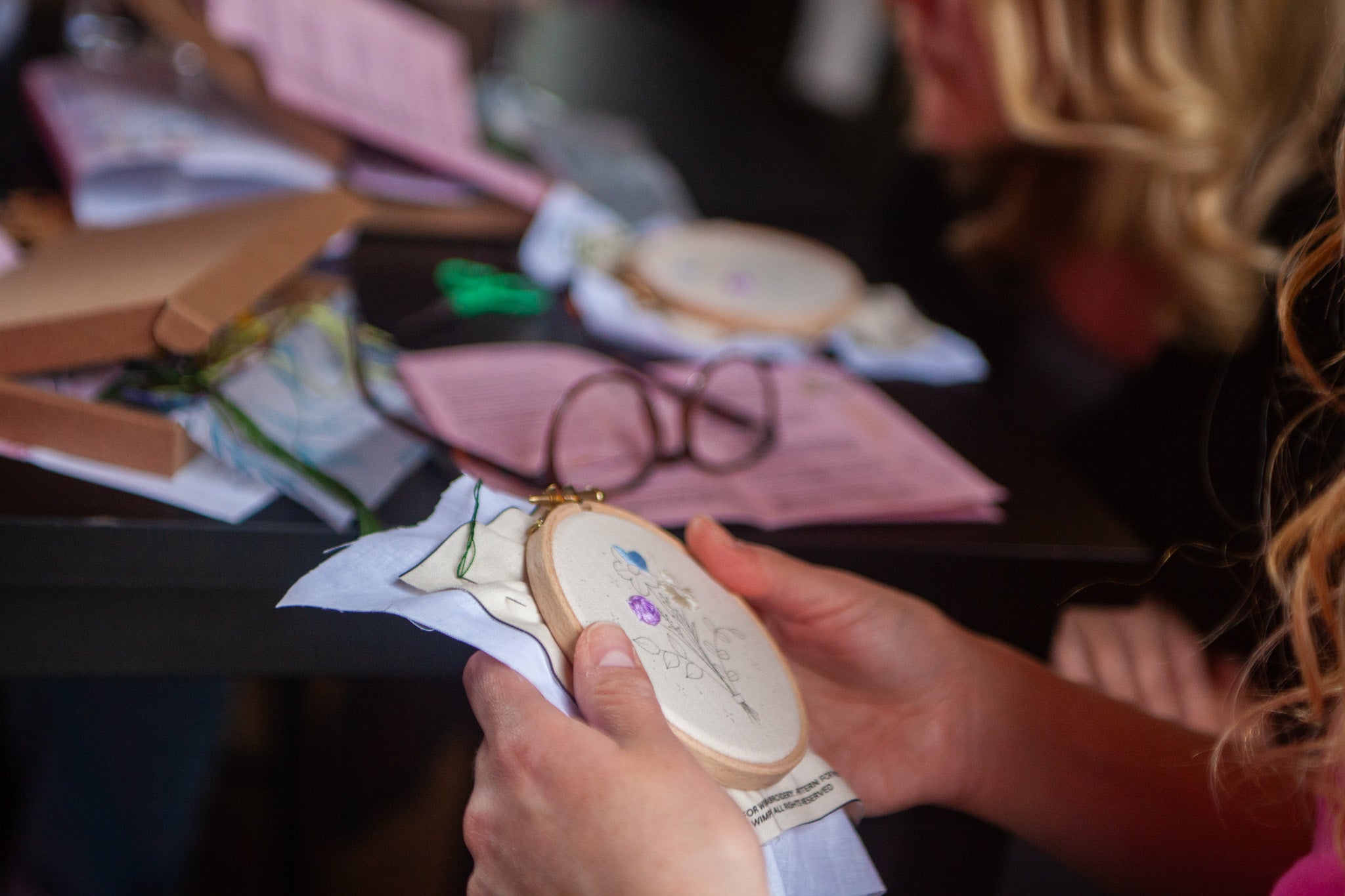 Embroidery Workshops with Wimperis Embroidery